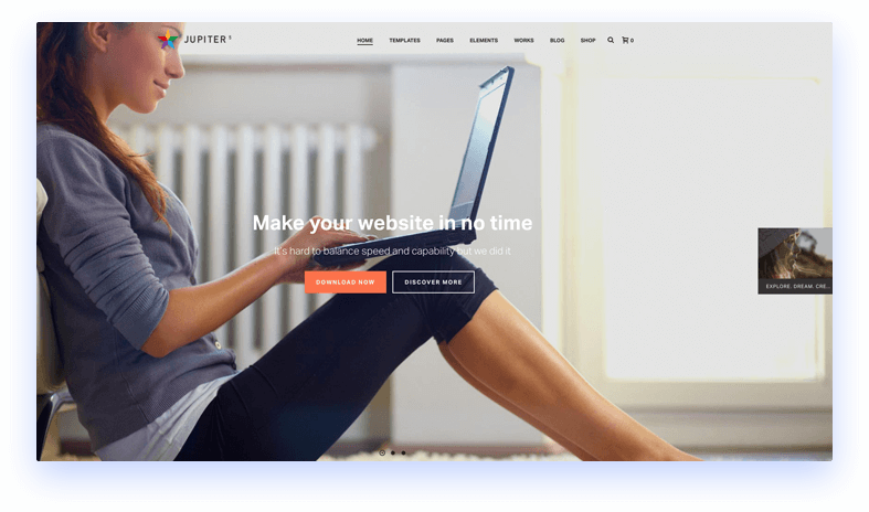 - Jupiter WordPress Theme